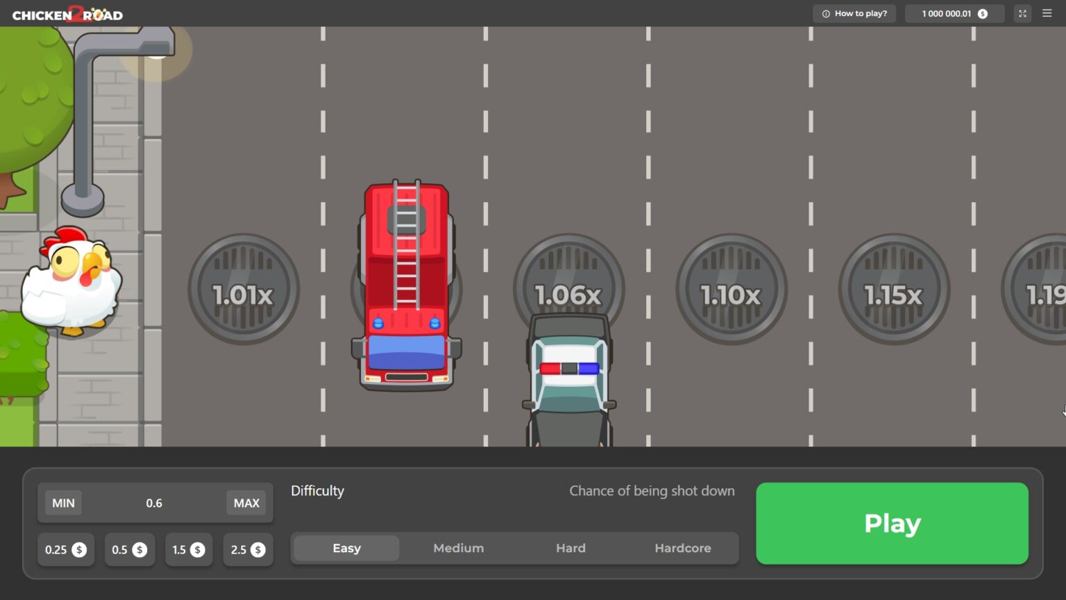चिकन रोड 2 (कैसीनो गेम) ᐉ डेमो और समीक्षा | घोटाला?